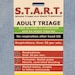 START Triage / Pediatric Triage Tags, Perfect for Your Trauma Bag - Etsy