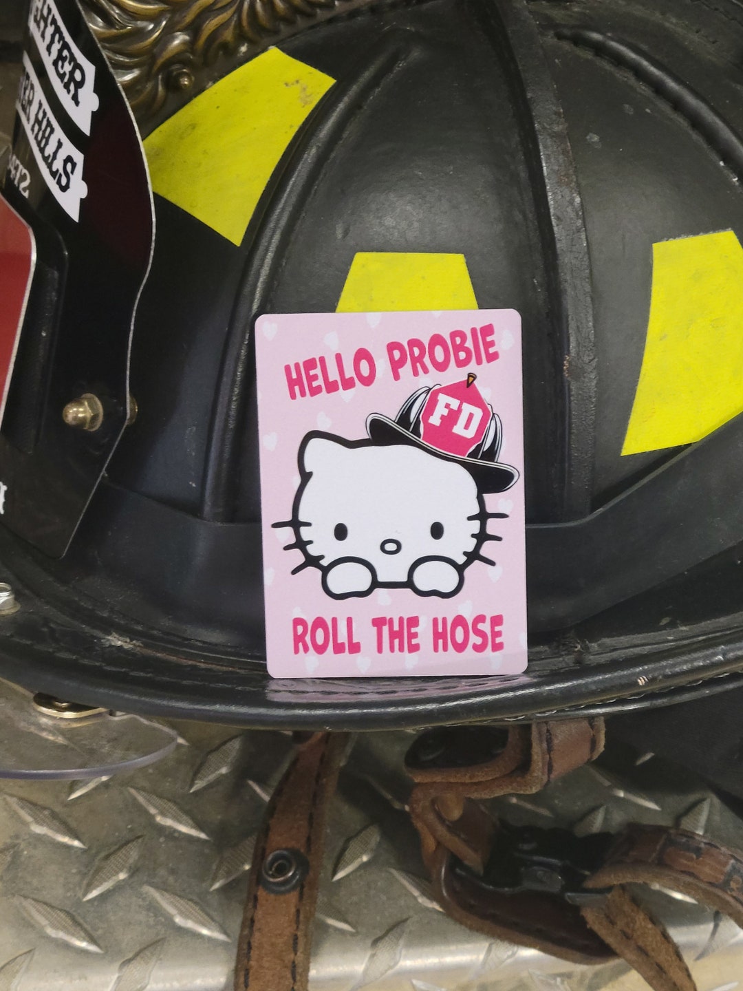 Hello Probie Firefighter Aluminum Playing Cards. Heavy Duty Band and ...