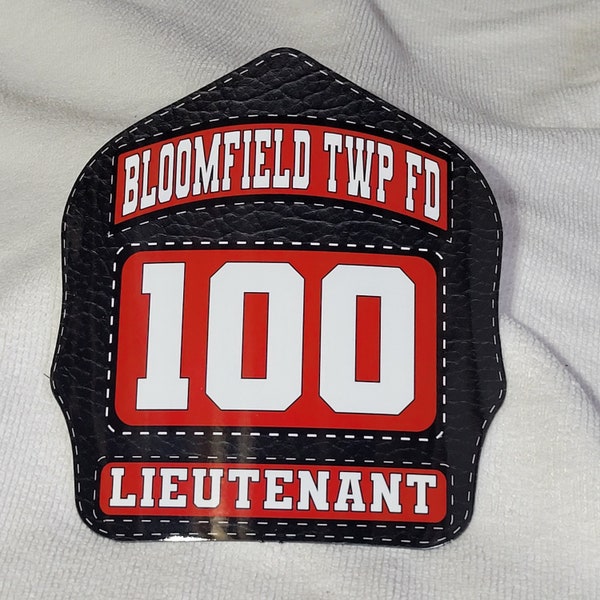 Custom Fire Helmet Front Shields - Etsy