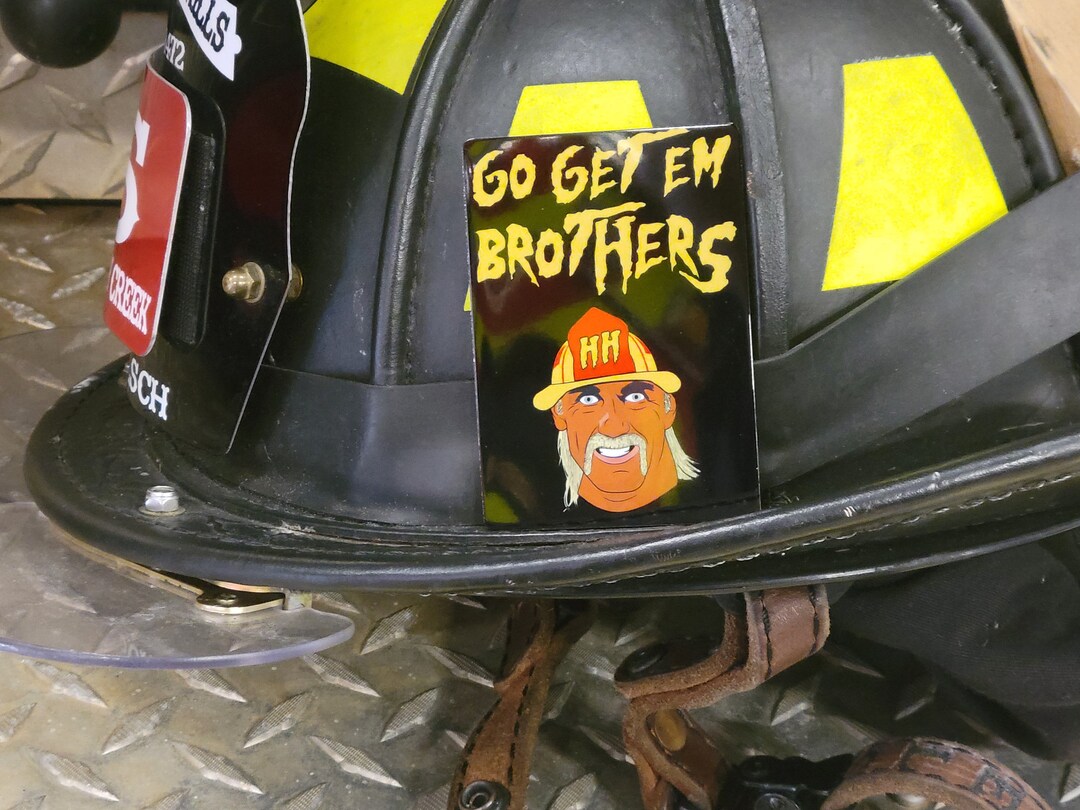 Firefighter Helmet Card: Hulk Hogan Metal Playing Card, Magnet Option ...