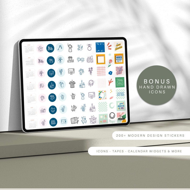 Modern Dated Planner 2024 for Goodnotes and Notability I Digital ...