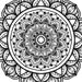 My Mandala Mindful Coloring Pages - Etsy