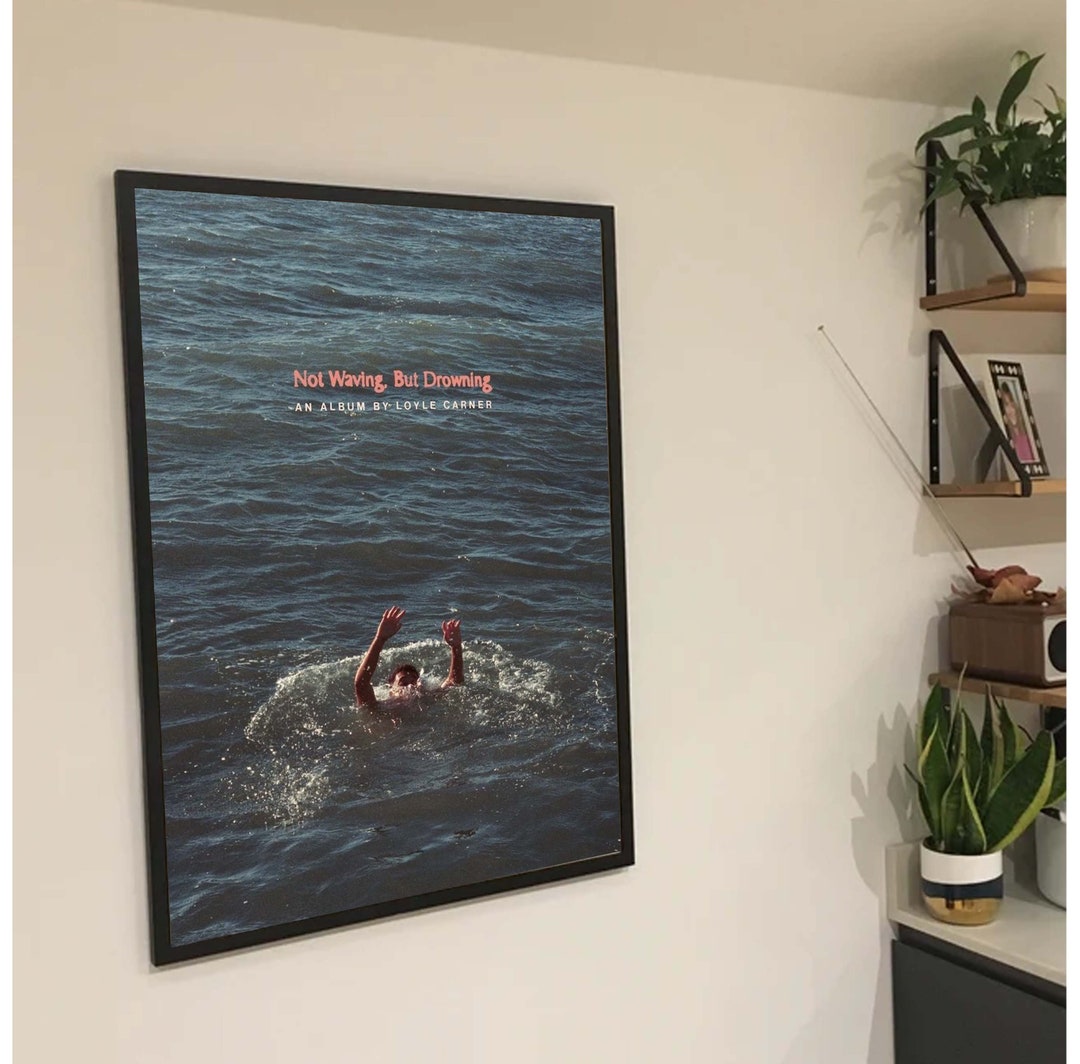 Loyle Carner Not Waving but Drowning Poster - Etsy