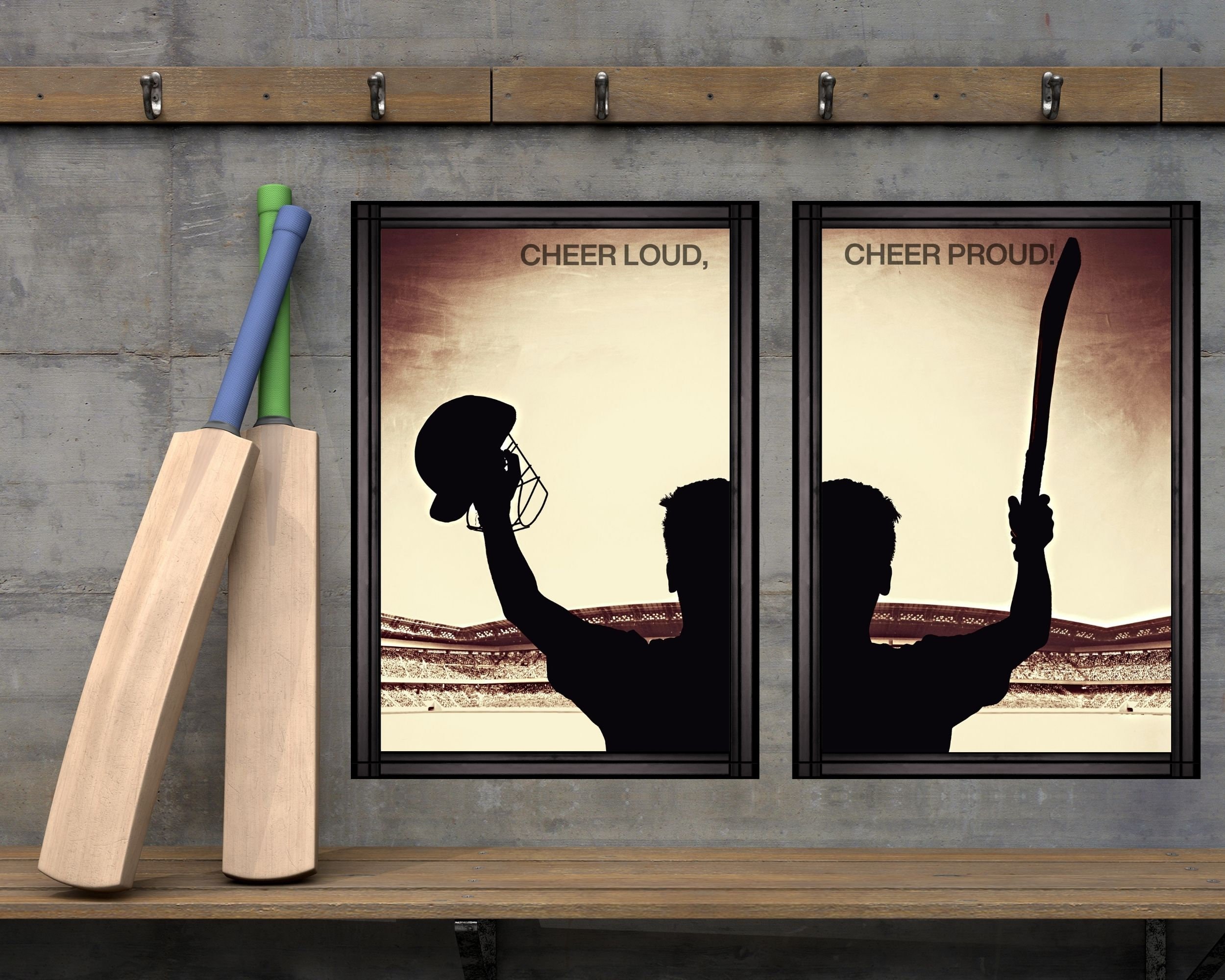 Cricket Player Decor Cricket Wall Art Decor Cricket Wall - Etsy