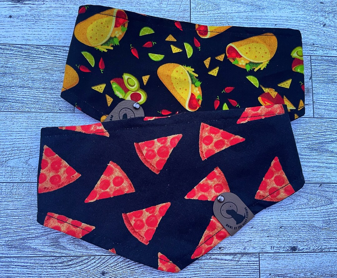 Pizza Night-taco Tuesday?- Why Not Both? Dog Bandana- Personalized- Tie ...