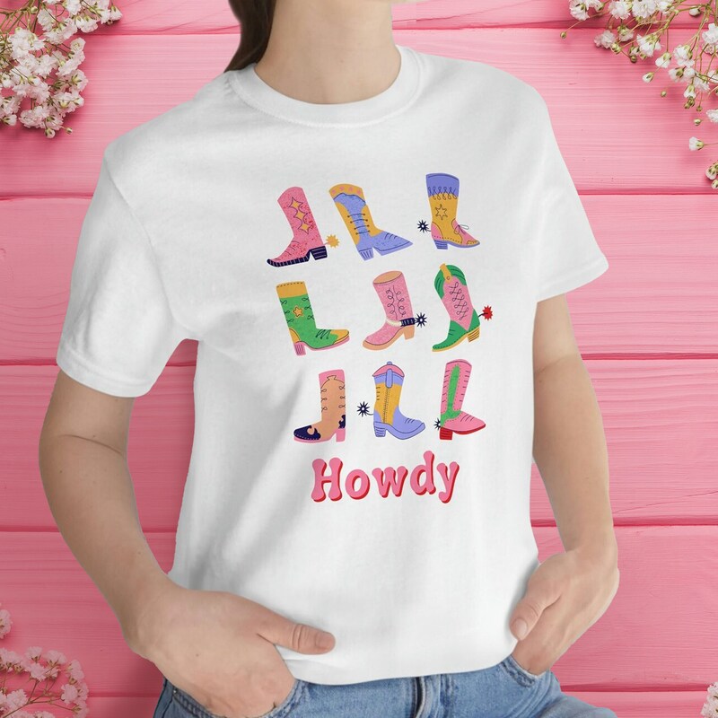 Cowboy Boot Shirt - Etsy