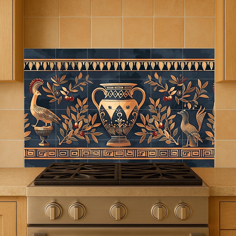 Italian Tile Mural - Etsy