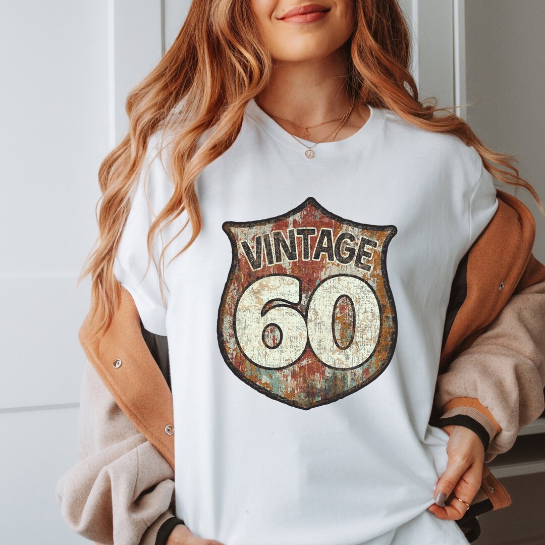 Vintage 60 Sign, Rusty Metal Look, 1960 Birthday, 1960 Grad, Born 1960 ...