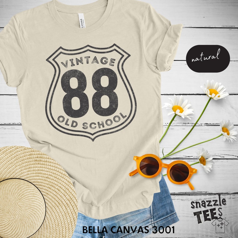 Vintage 88, 1988 Birthday, Old School, 1988 Grad, 1988 Anniversary ...