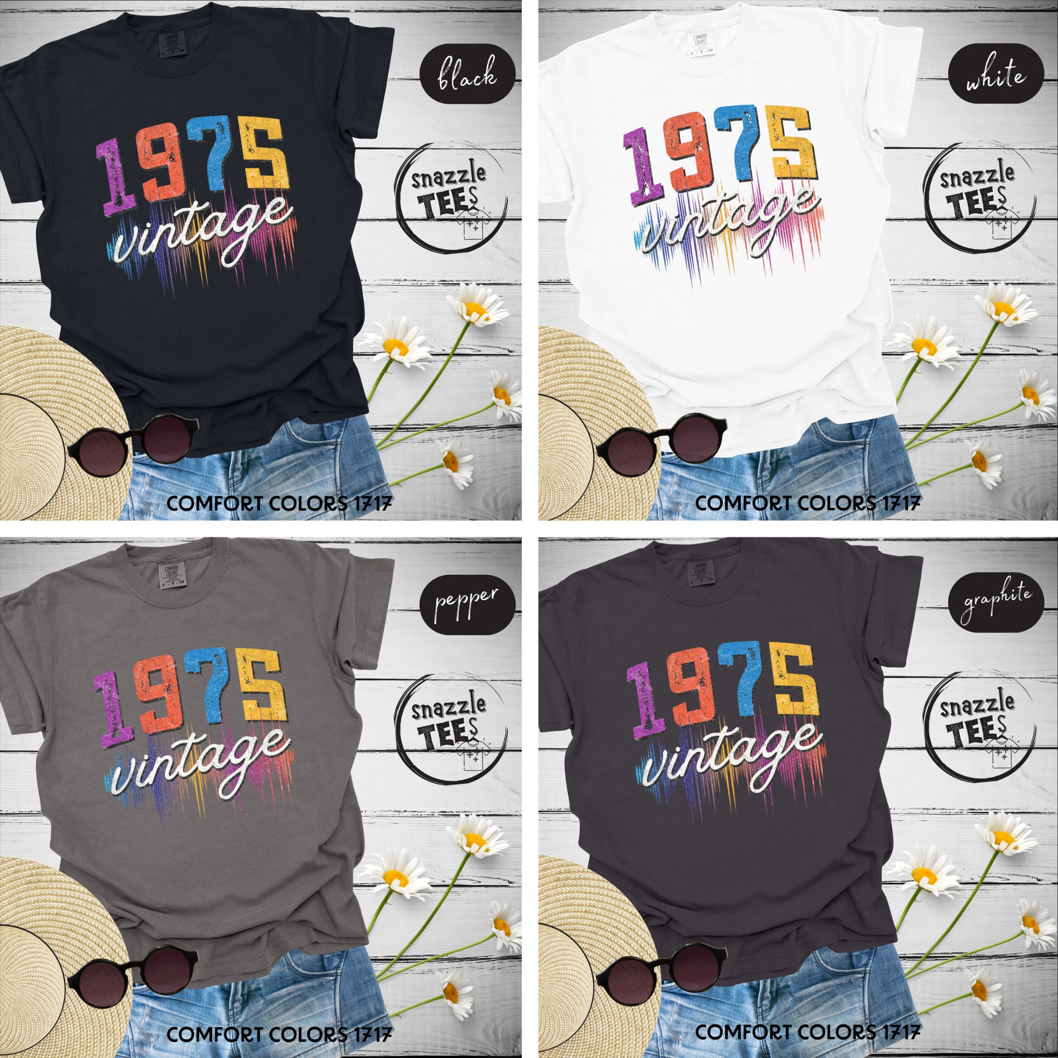 Vintage 1975, 1975 Birthday, Graduation, Anniversary Gift, Reunion ...