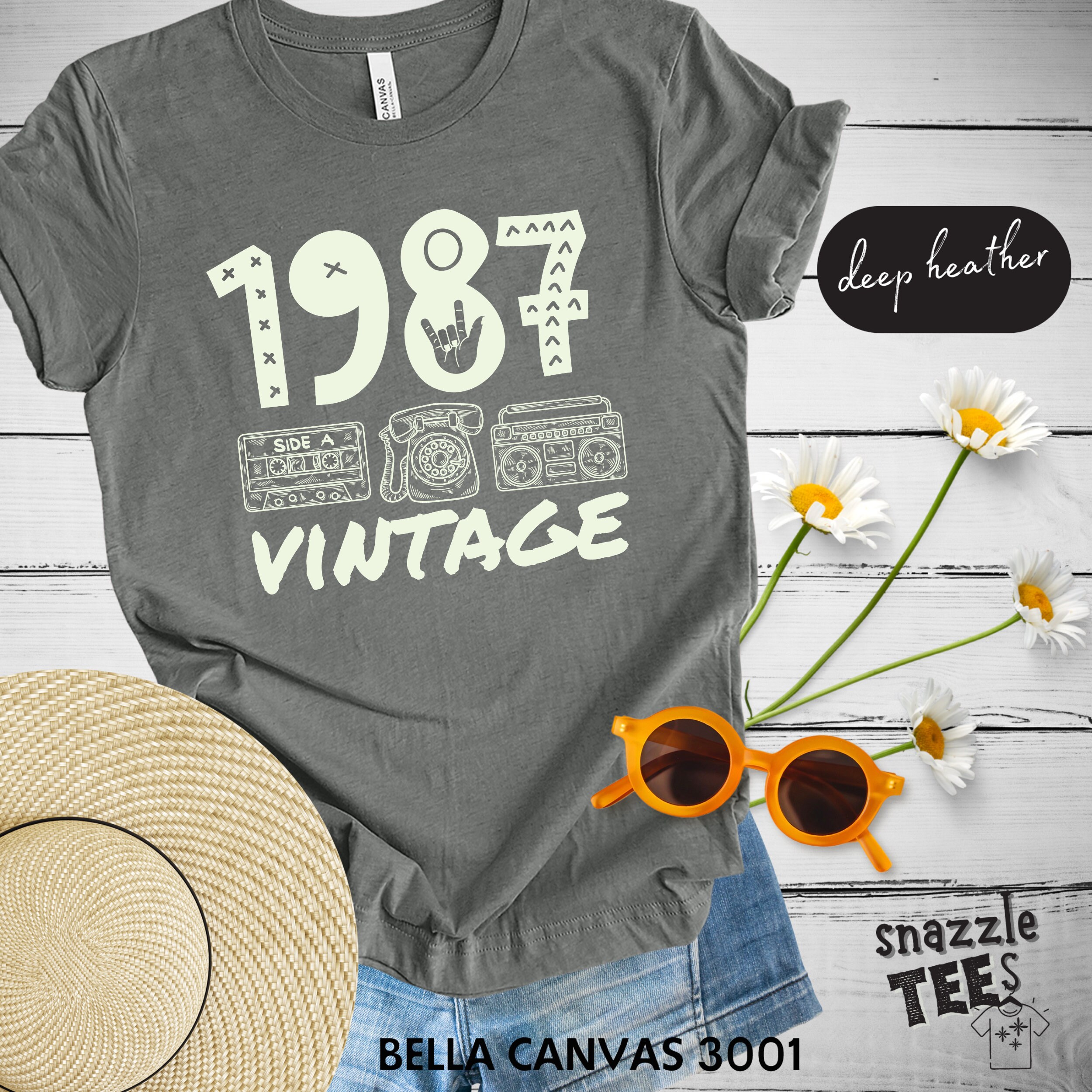 Vintage 87, 1987 Birthday, 1987 Grad, 1987 Anniversary, Birthday Gift, 80s Reunion, Retro, Party ...