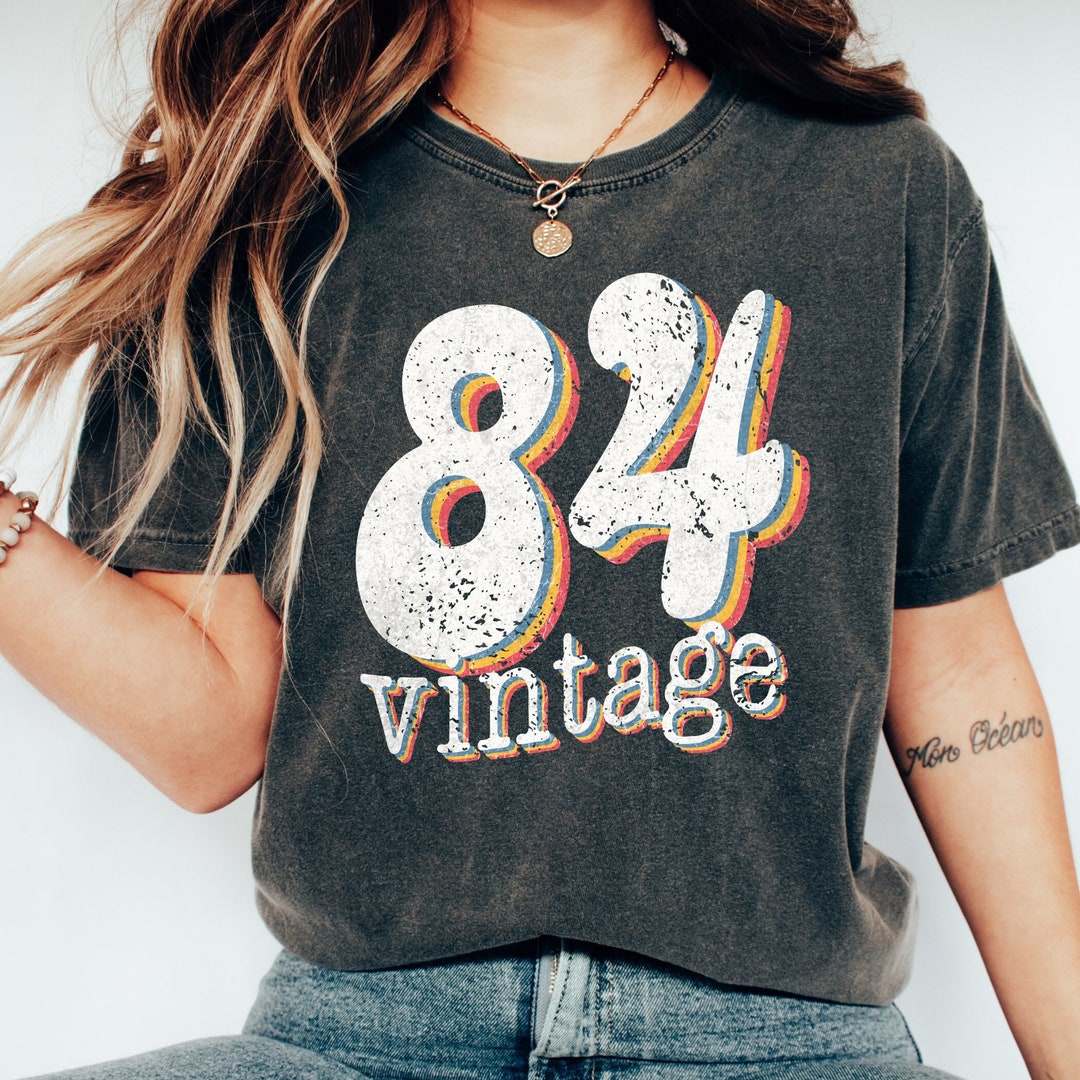 Vintage 84, 84th, 1984 Grad, Anniversary, Reunion, Born 1984, Retro ...