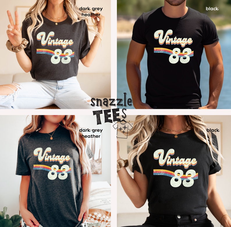 Vintage 83, 1983 Birthday, 1983 Grad, 1983 Anniversary, Birthday Gift ...