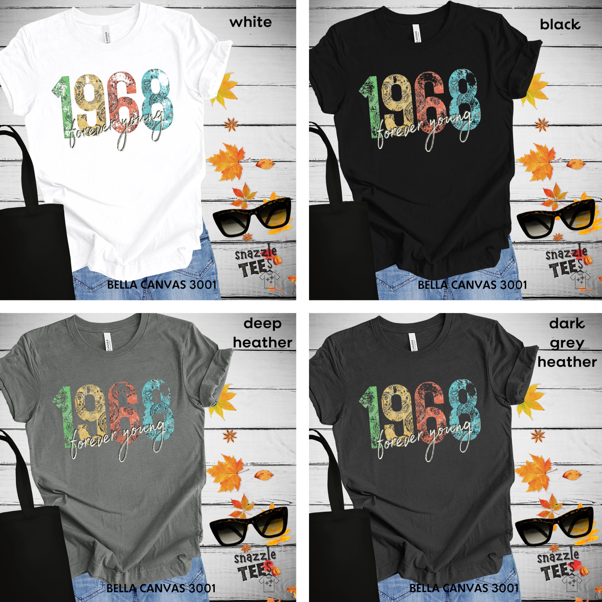 1968 Forever Young, Bandana, 1968 Birthday, 1968 Grad, 1968 Anniversary ...