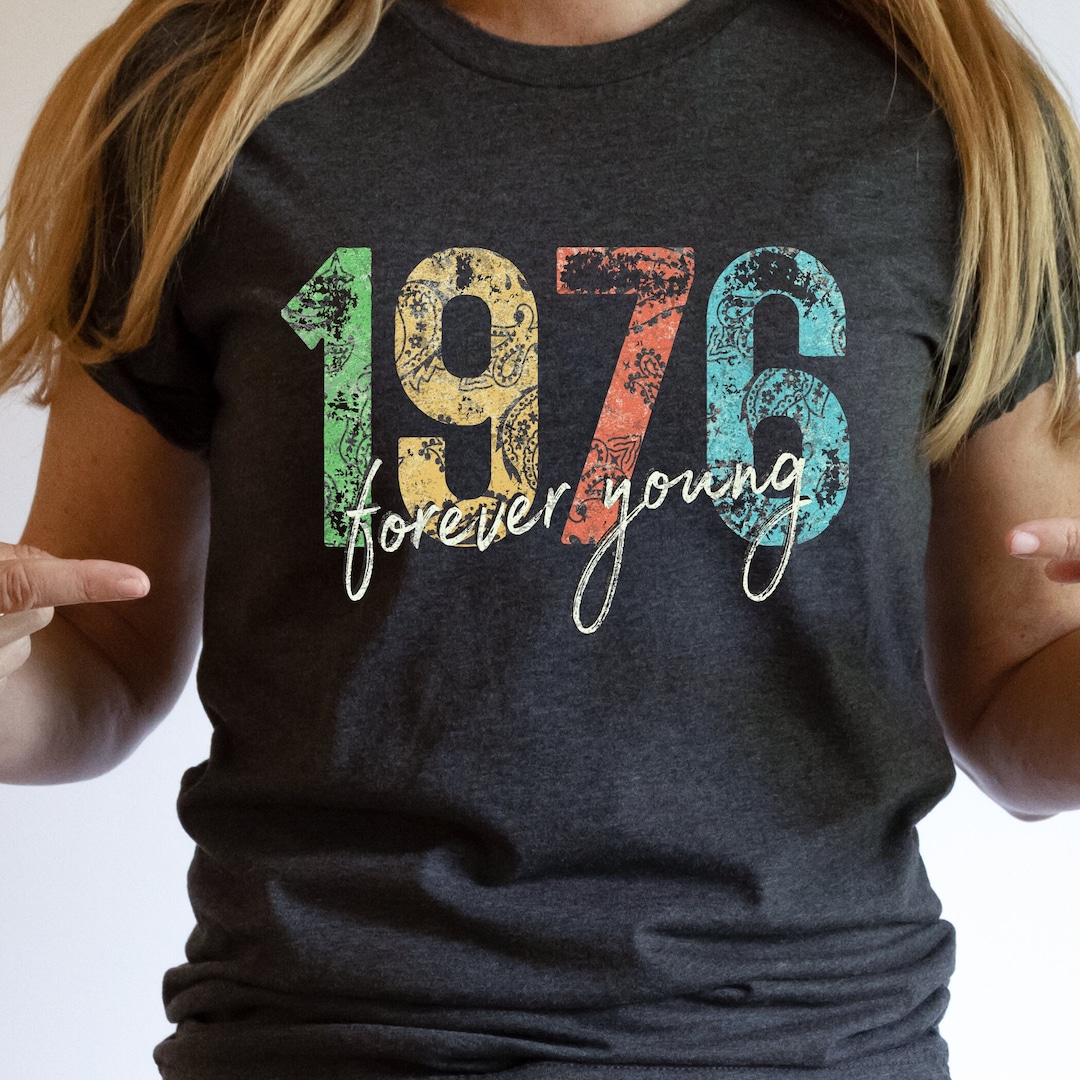 1976 Forever Young, Bandana, 1976 Birthday, 1976 Grad, 1976 Anniversary ...