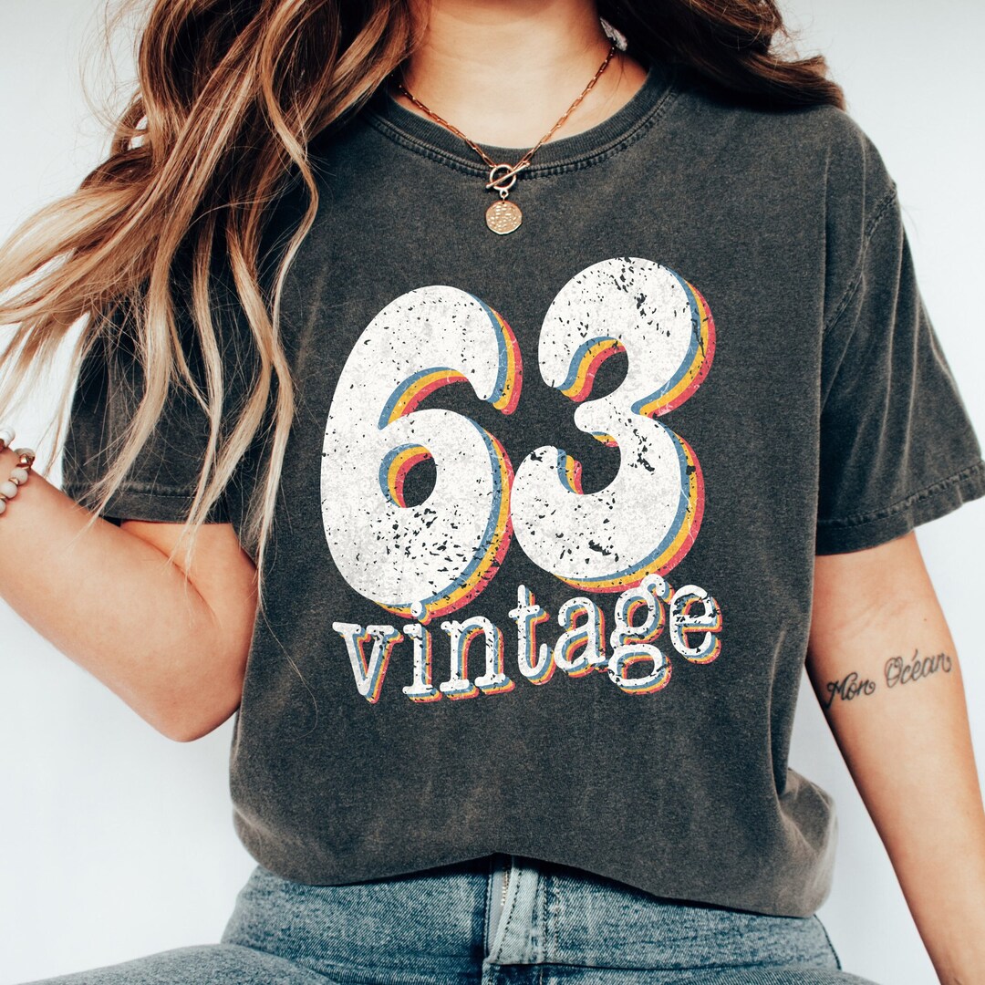 Vintage 63, 63rd Birthday, 1963 Grad, Anniversary, Reunion, Born 1963 ...