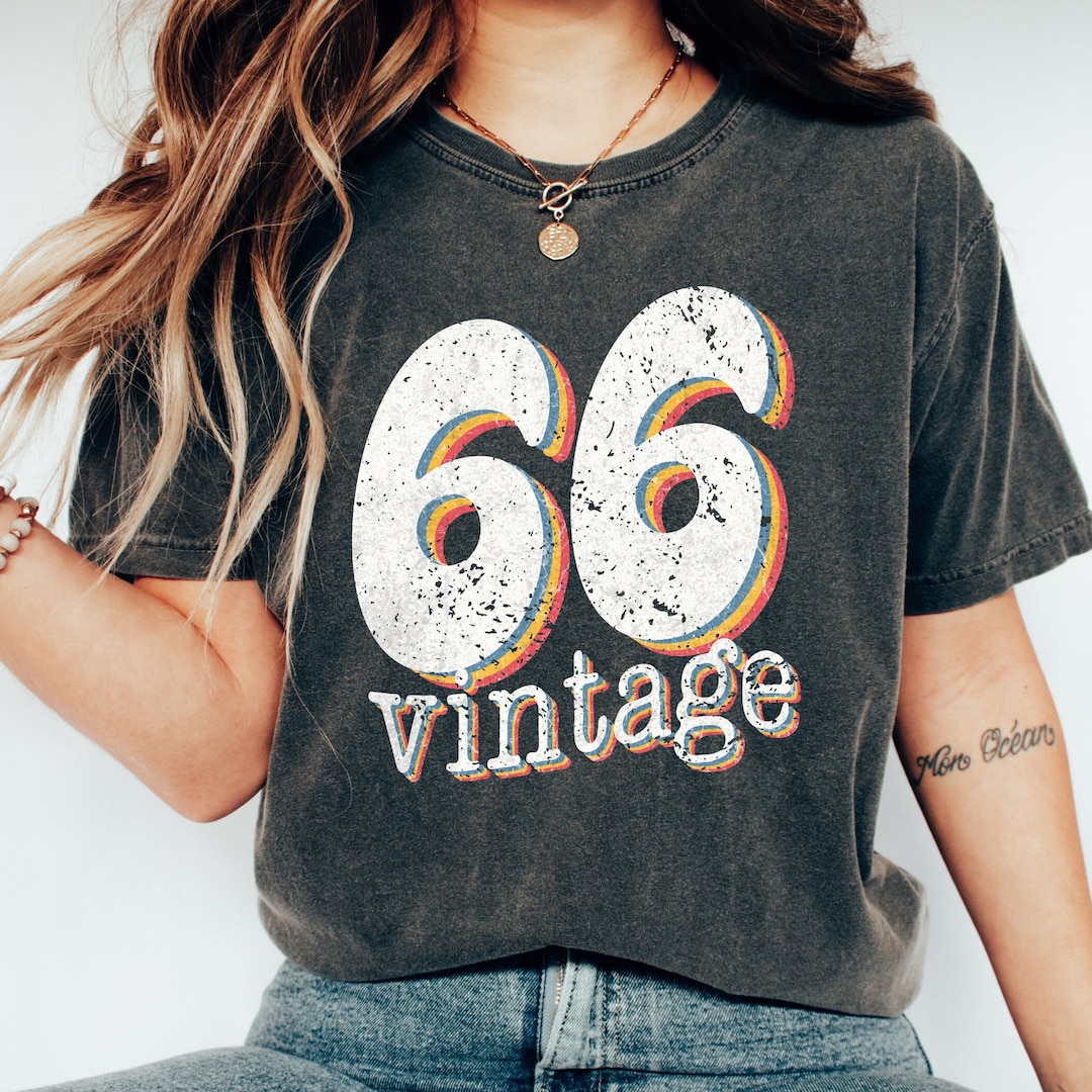 Vintage 66, 66th Birthday, 1966 Grad, Anniversary, Reunion, Born 1966 ...