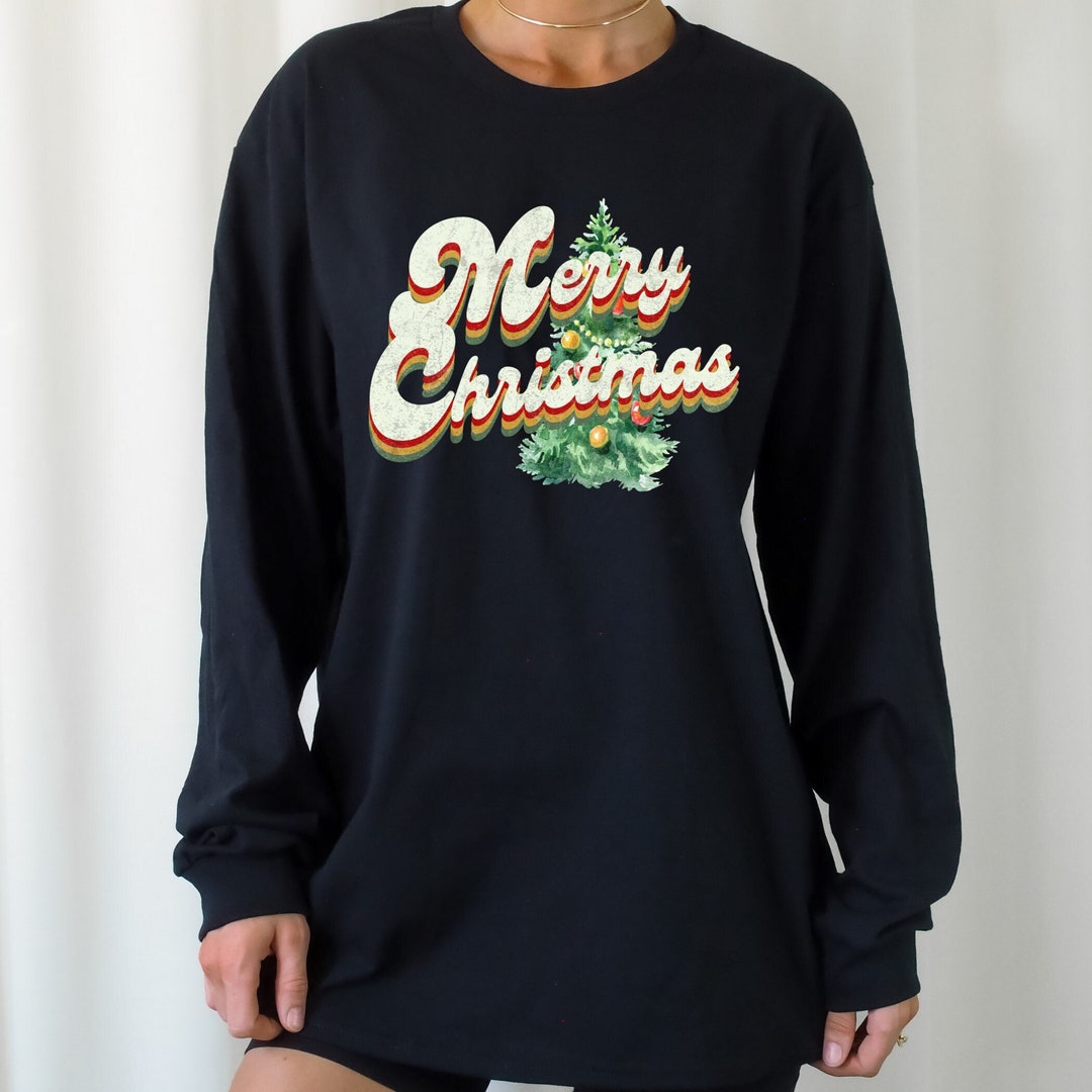 Merry Christmas, Vintage Christmas Shirt, Christmas Tree, Christmas ...