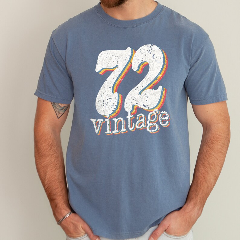 Vintage 72, 72nd Birthday, 1972 Grad, Anniversary, Reunion, Born 1972 ...