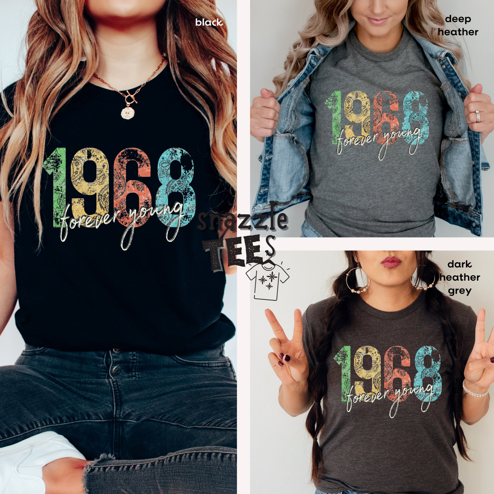 1968 Forever Young, Bandana, 1968 Birthday, 1968 Grad, 1968 Anniversary ...