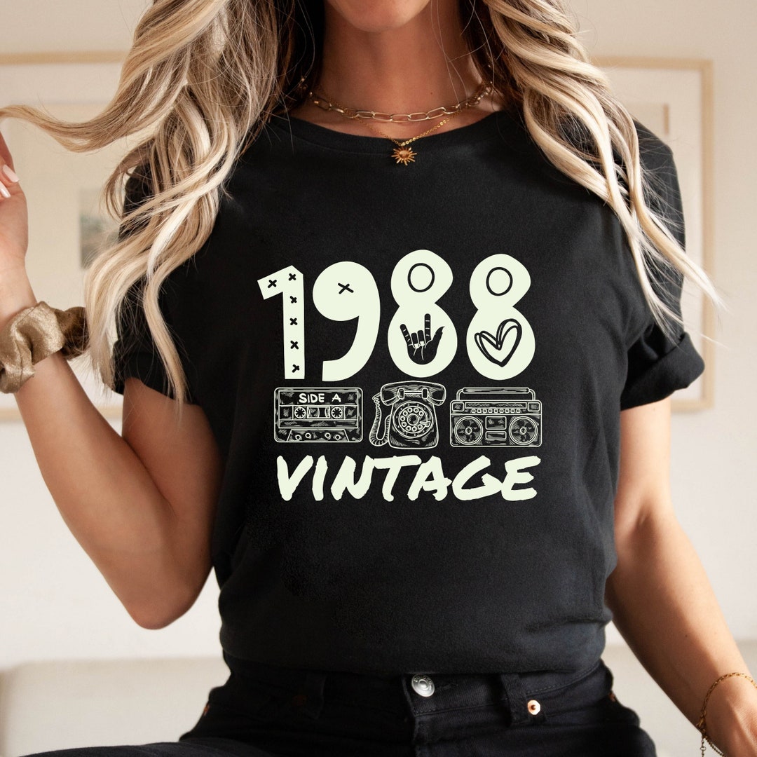 Vintage 88, 1988 Birthday, 1988 Grad, 1988 Anniversary, Birthday Gift ...