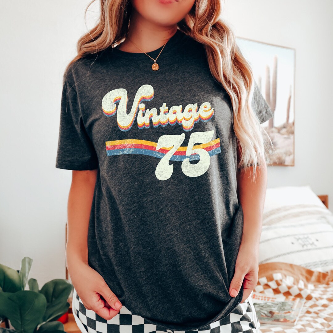 Vintage 75, 1975 Birthday, 1975 Grad, 1975 Anniversary, Birthday Gift ...