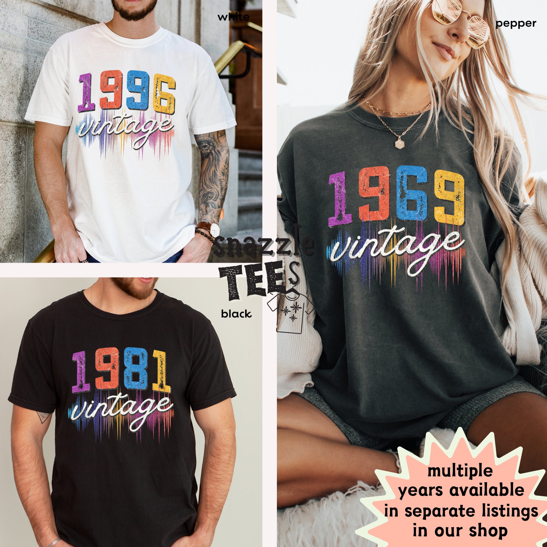 Vintage 1975, 1975 Birthday, Graduation, Anniversary Gift, Reunion ...