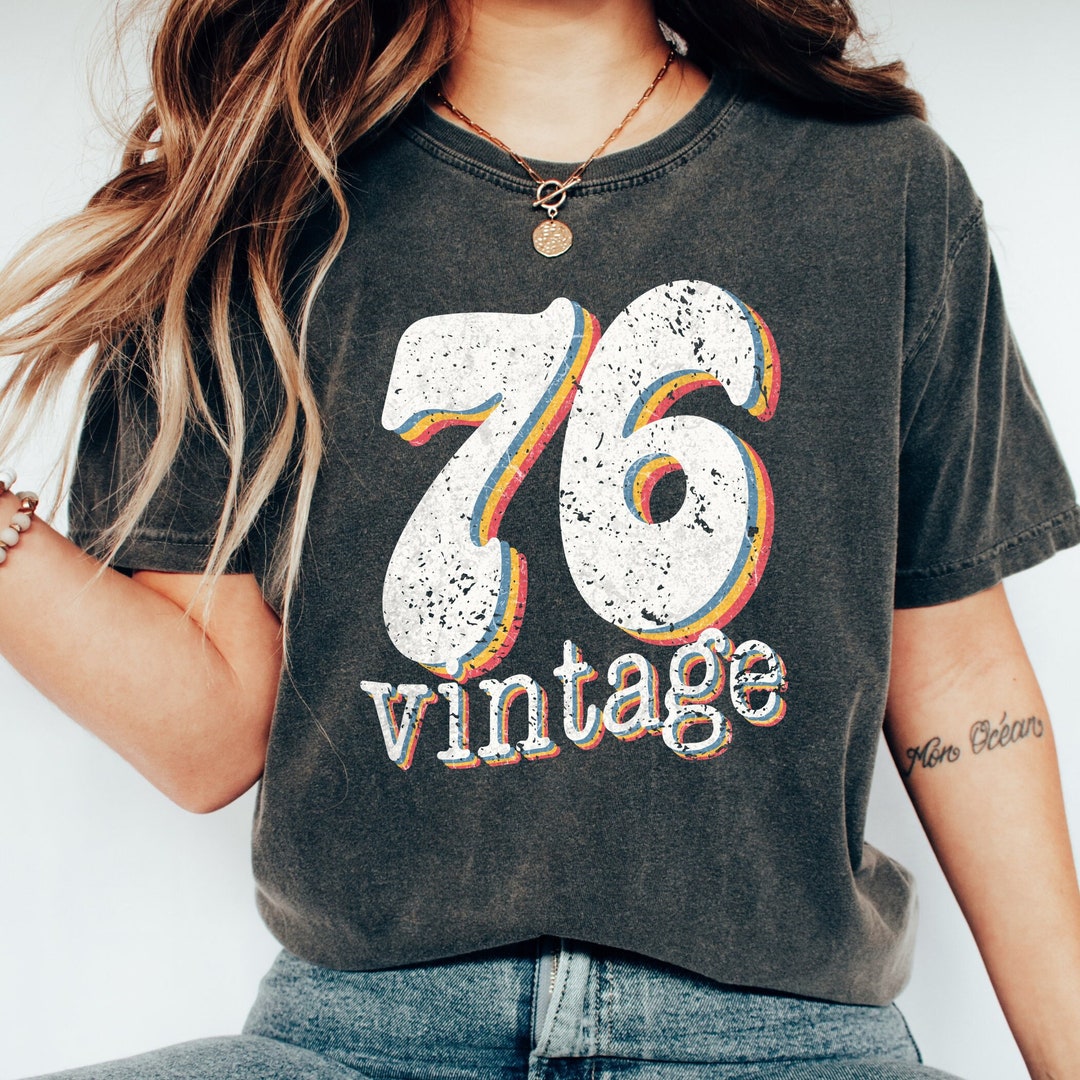 Vintage 76, 76th Birthday, 1976 Grad, Anniversary, Reunion, Born 1976 ...