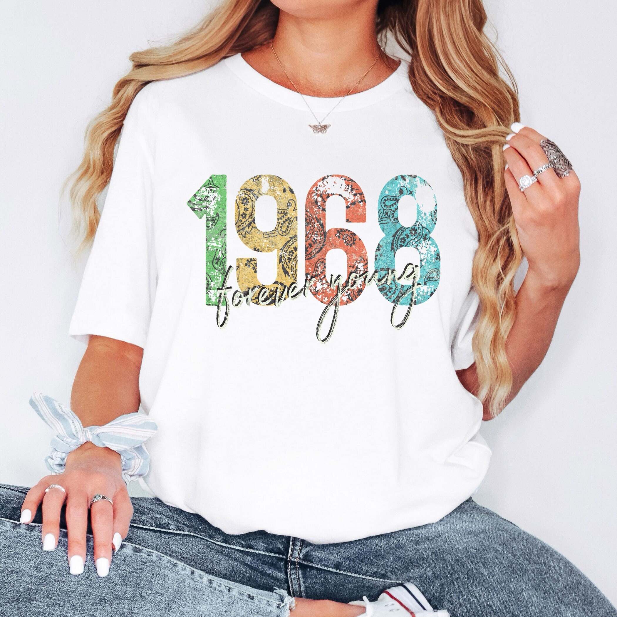 1968 Forever Young, Bandana, 1968 Birthday, 1968 Grad, 1968 Anniversary ...