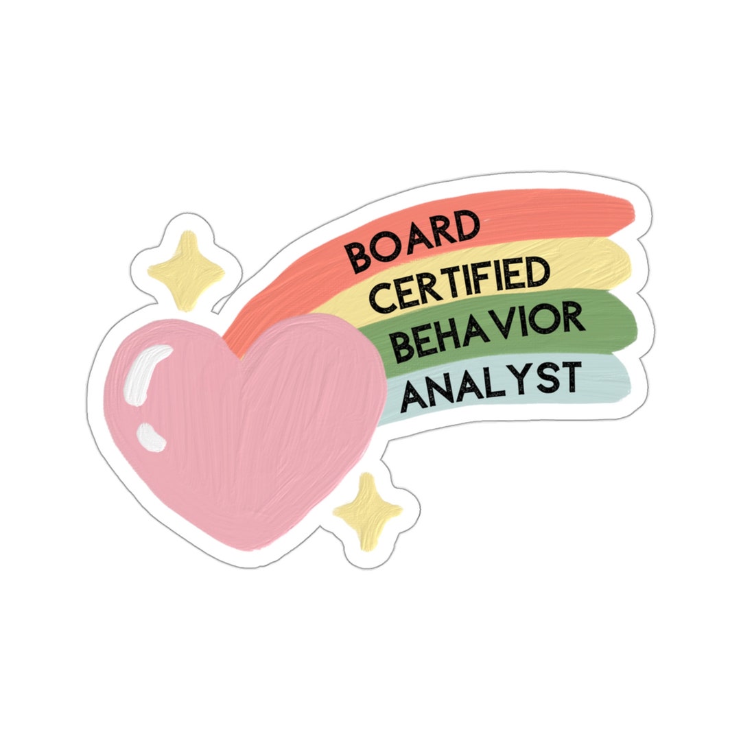 BCBA Behavior Analyst Sticker, Laptop Sticker, BCBA Sticker, ABA ...