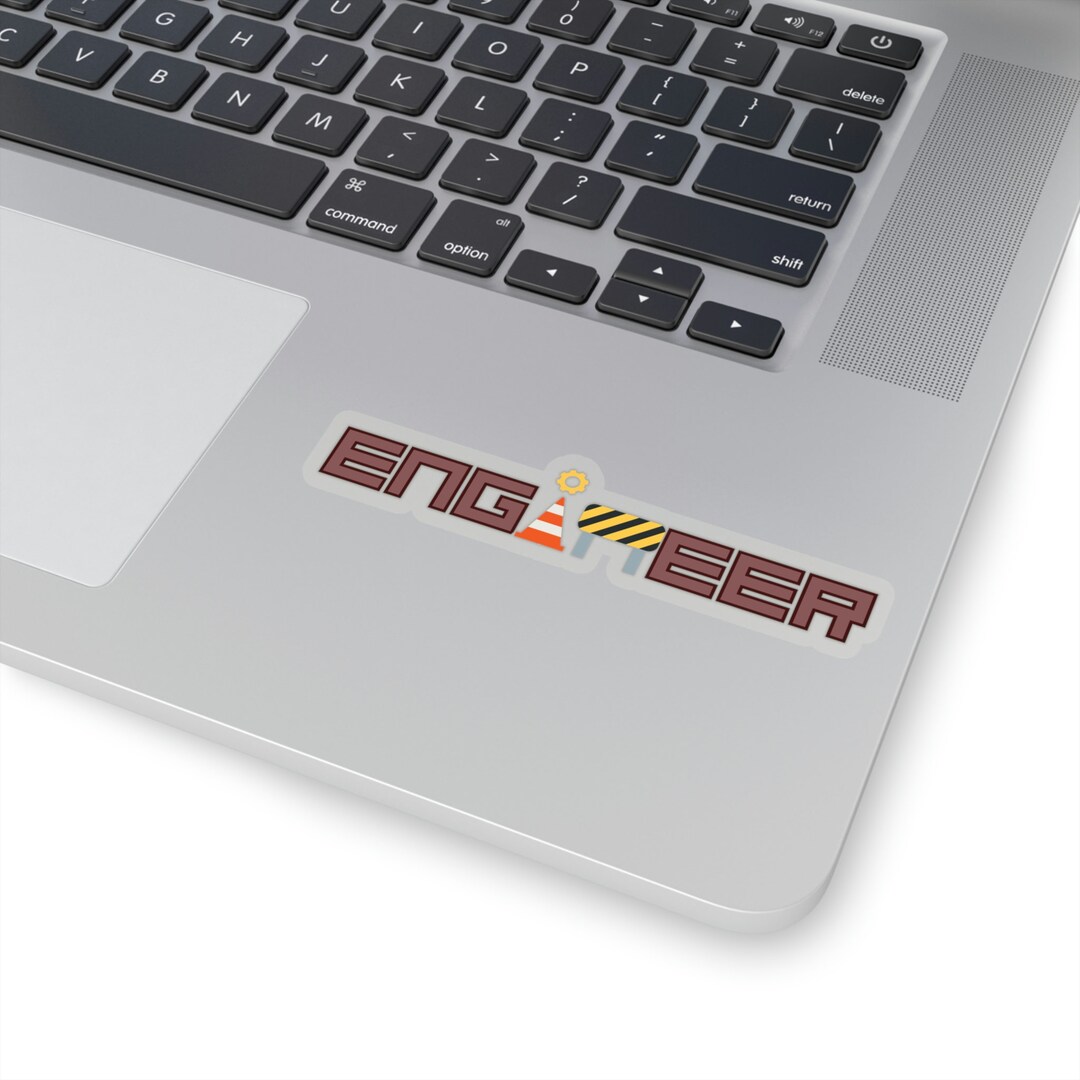 Engineer Sticker, Kiss-cut Stickers , Gift for Him, Gift for Engineers ...