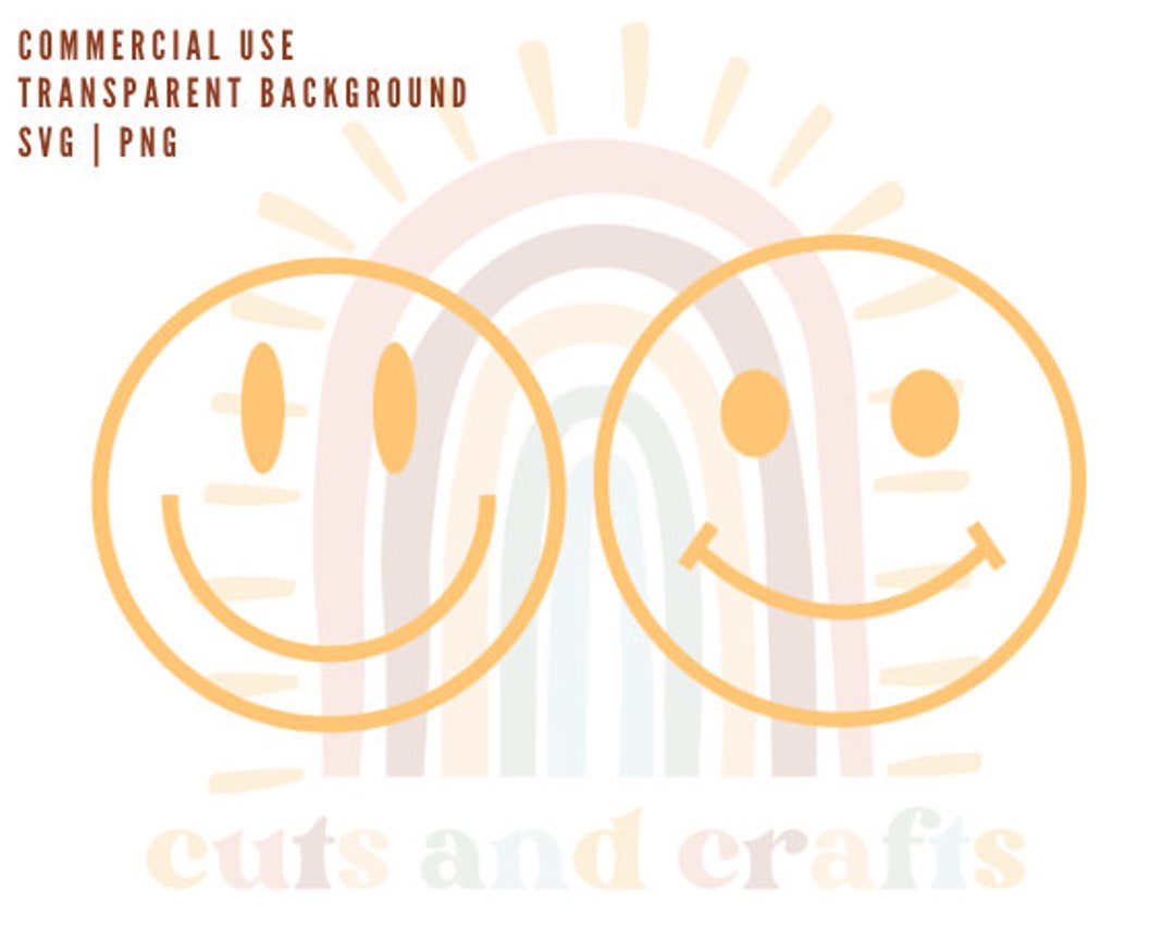 Simple Smiley Face Bundle Simple Smiley Face SVG/PNG Smiley Face ...