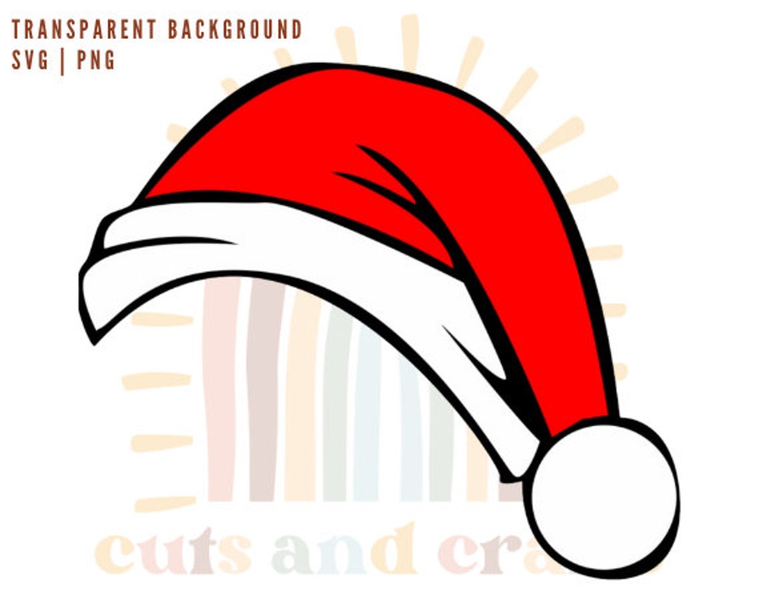 Santa Hat SVG Santa PNG Christmas SVG Christmas Shirt Design Sublimate ...
