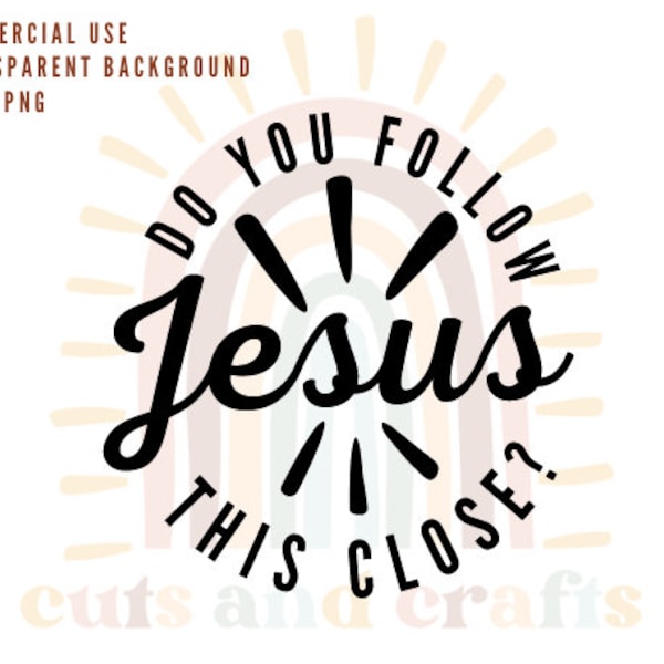 Do You Follow Jesus This Closely Bumper Sticker - Etsy
