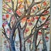 Apple Tree Painting Original Artwork 40x32 Apple Tree With Apples Tree ...