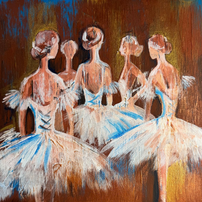Ballet Painting - Etsy