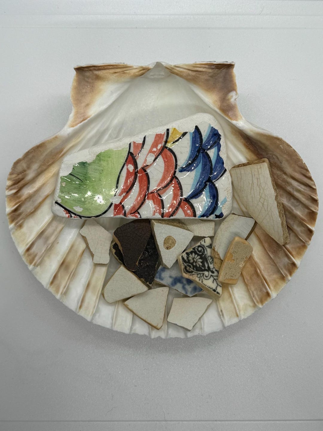 Genuine Beach Pottery Shards, Cape Cod Sea Pottery for Mosaic Art ...