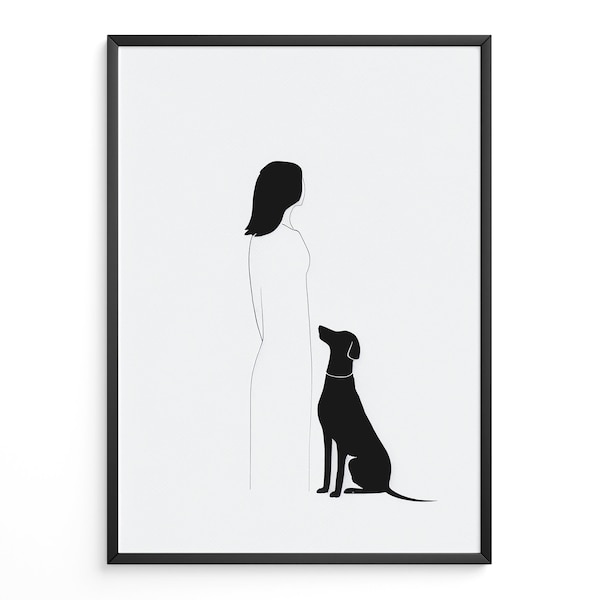 Abstract Dog Art - Etsy