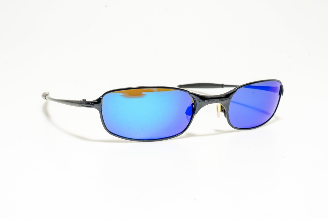 Vintage Oakley Square Wire 2.0 Spring Hinge Midnight Blue - Etsy