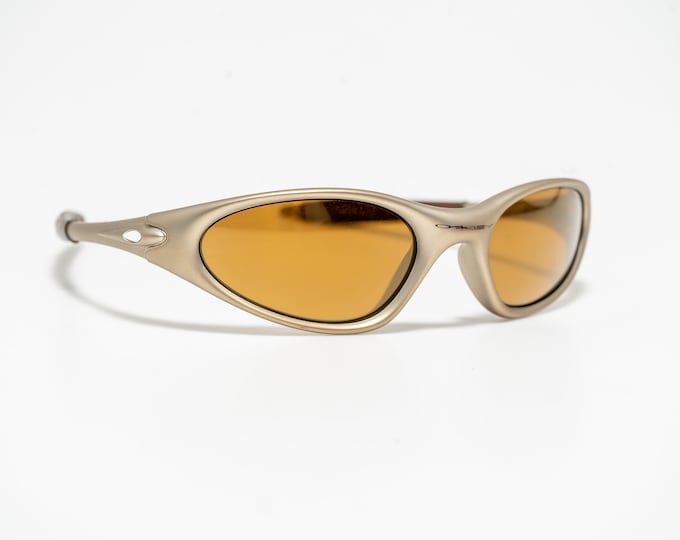 Oakley Minute 1.0 Gen 1 FMJ Platinum Gold Vintage Sunglasses Very Rare ...