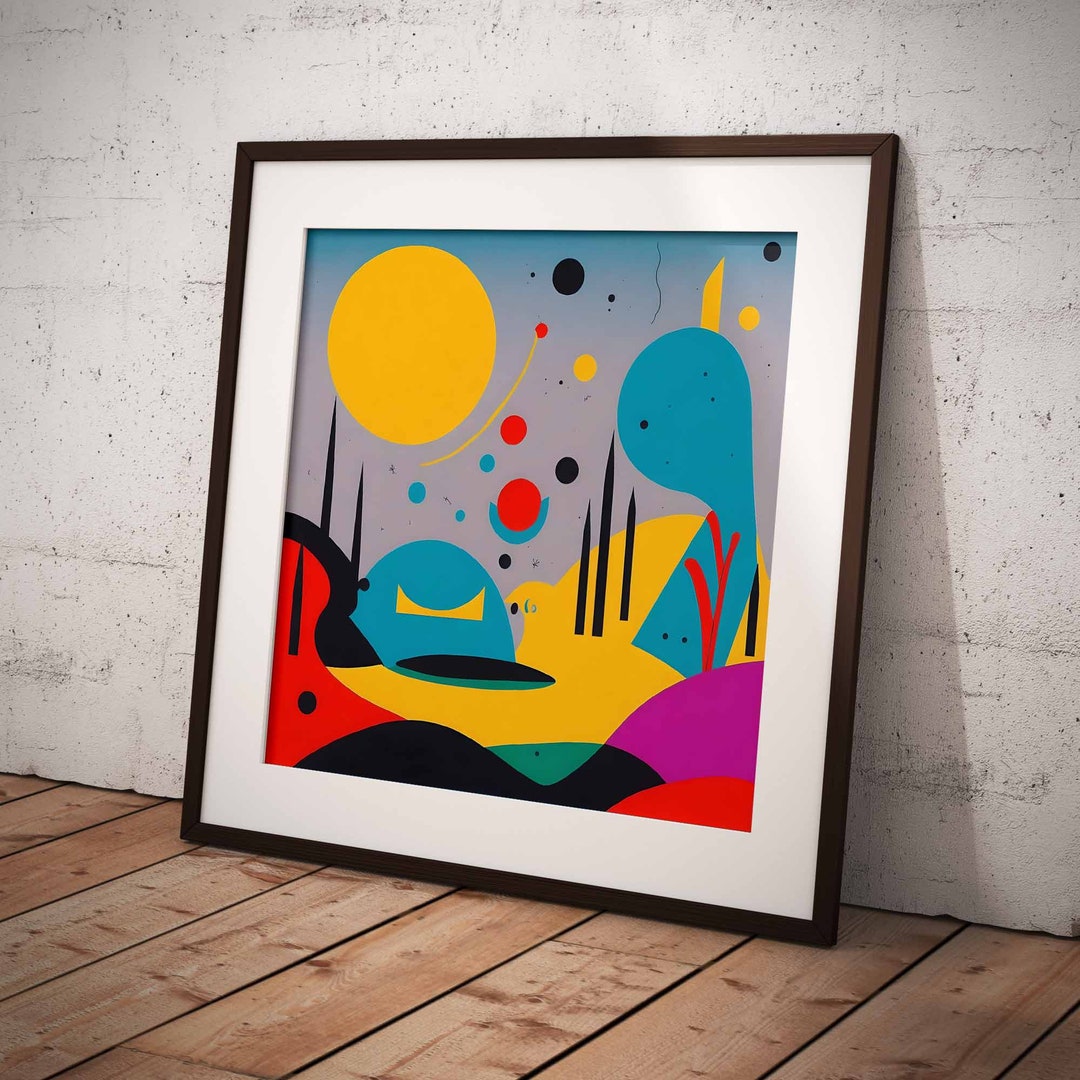 VIBRANT DREAMSCAPE ART Joan Miró Inspired, Imaginative Wonders ...