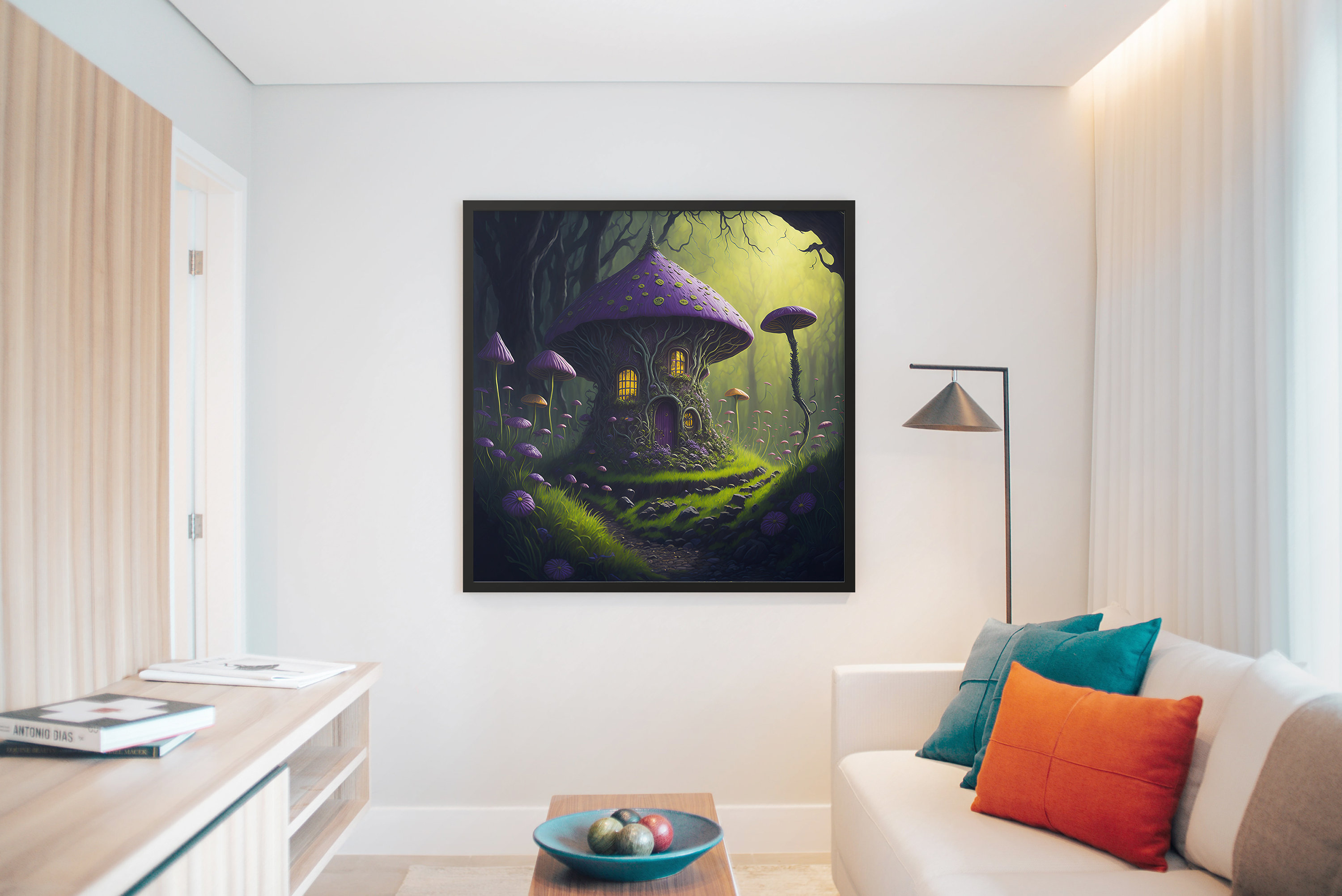 Brian Froud Inspired Enchanted Mushroom House Forest Lush - Etsy