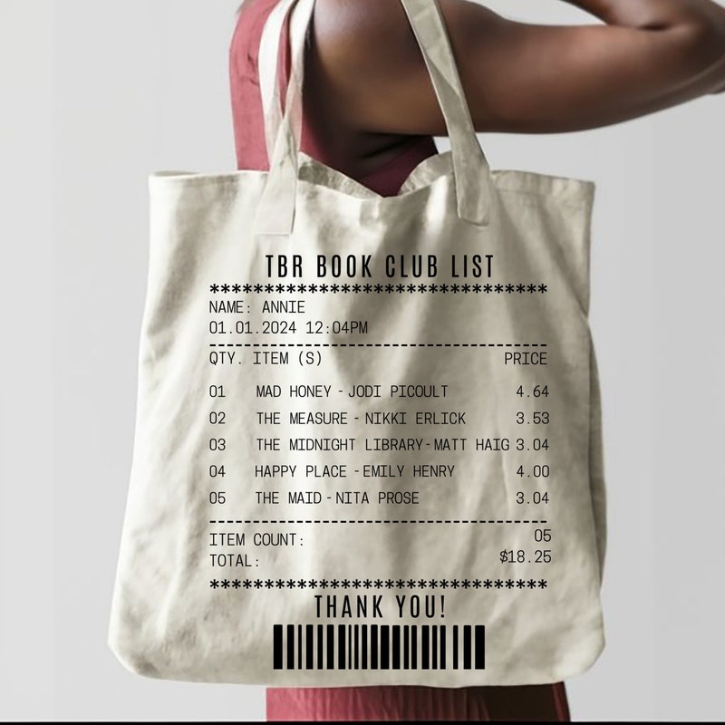 Book Club Tote Bags - Etsy