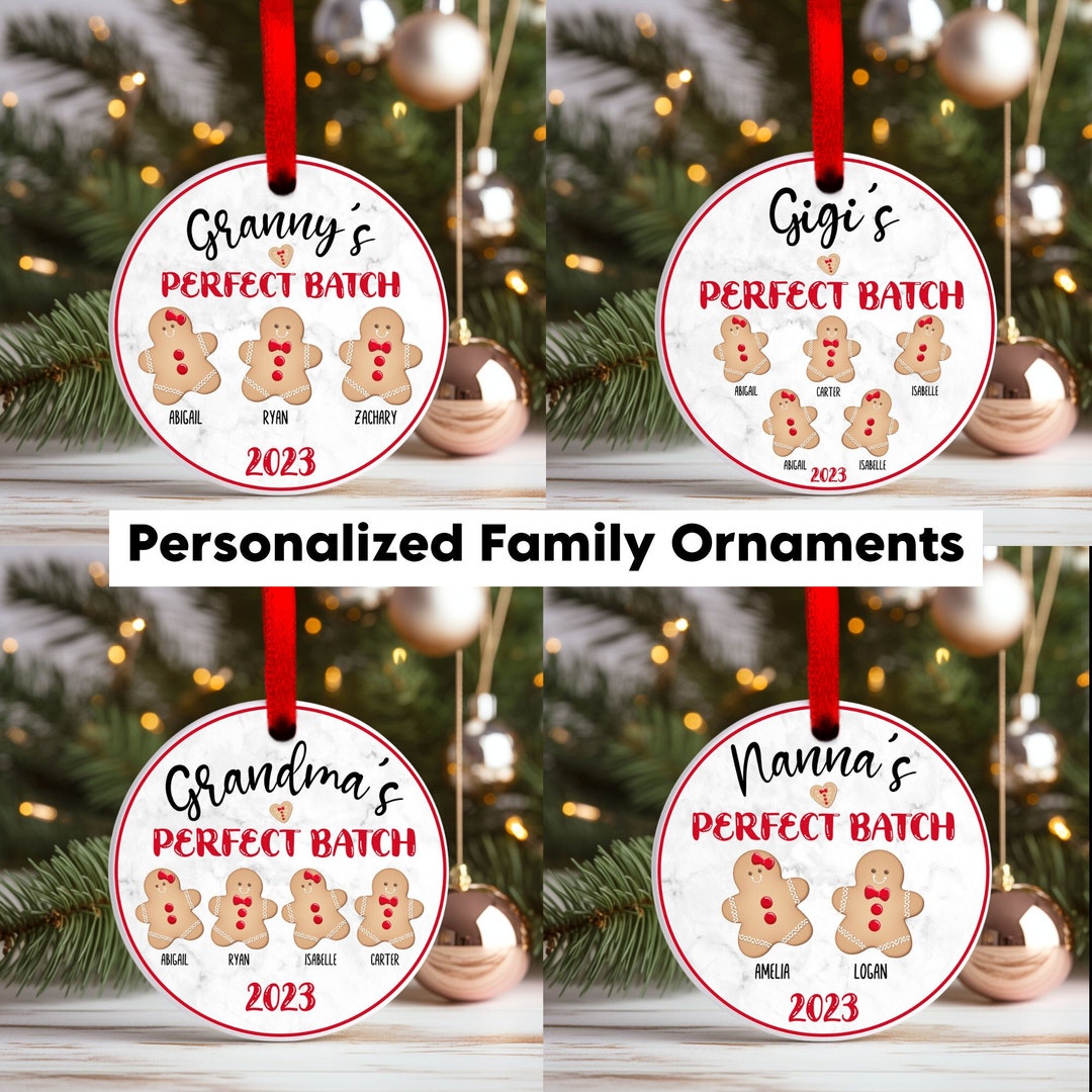Grandma Christmas Tree Ornament Personalized Grandmas Perfect - Etsy