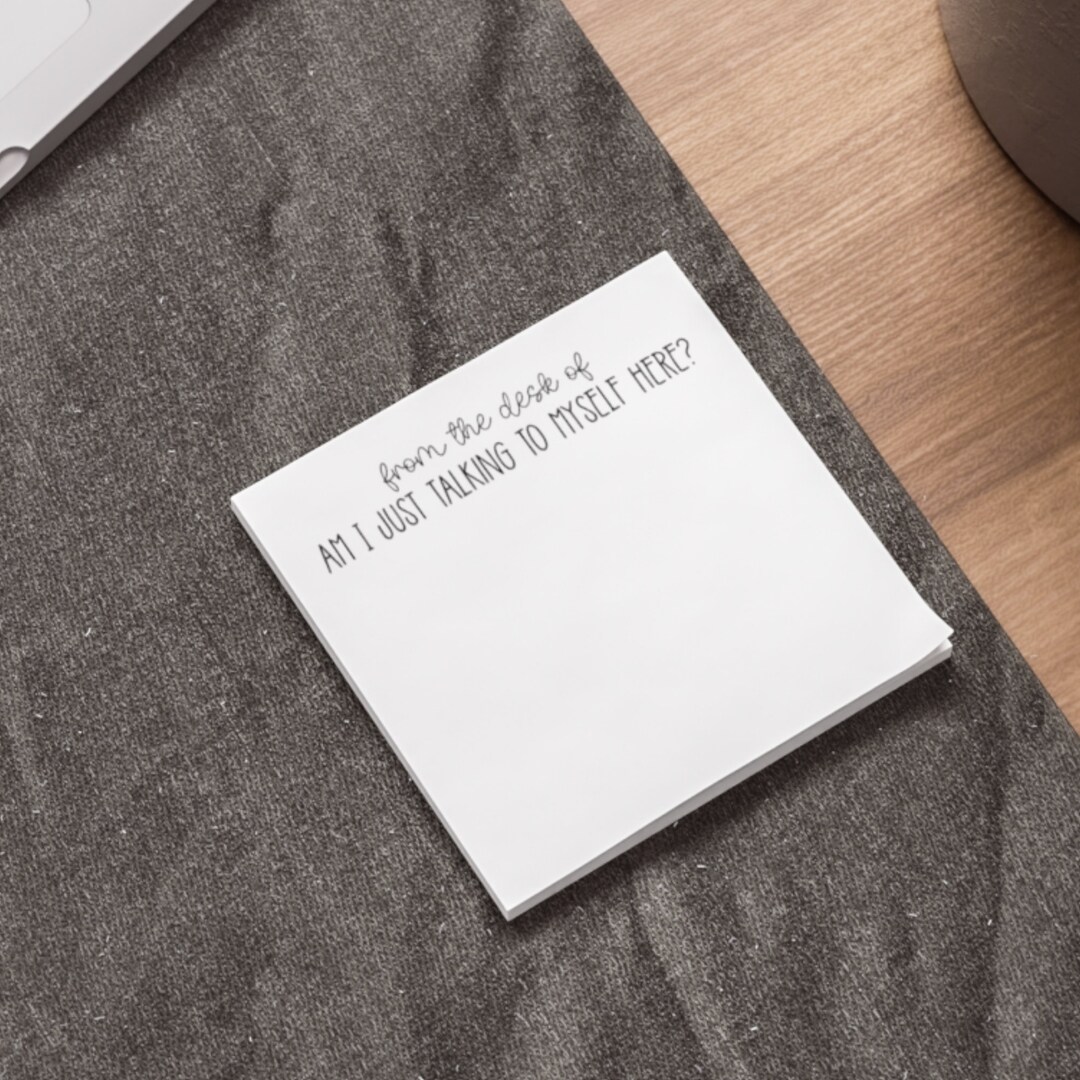 Teacher Coworker Christmas Gift, Swear Gifts, Sticky Pad, Customizable ...