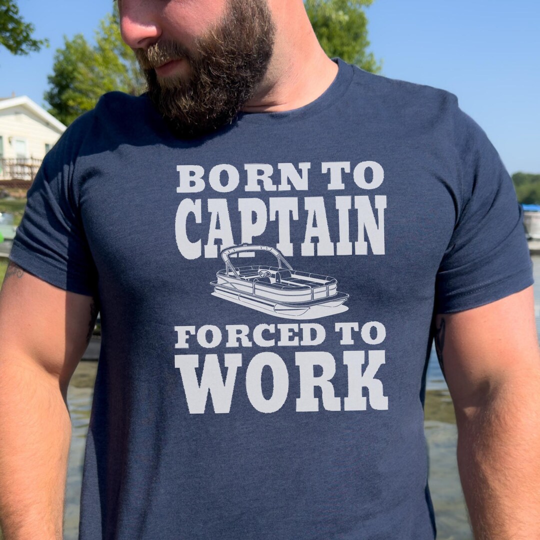 Funny Boat Captain Shirt for Men, Nautical Gift Tee, Lake Life T-shirt ...