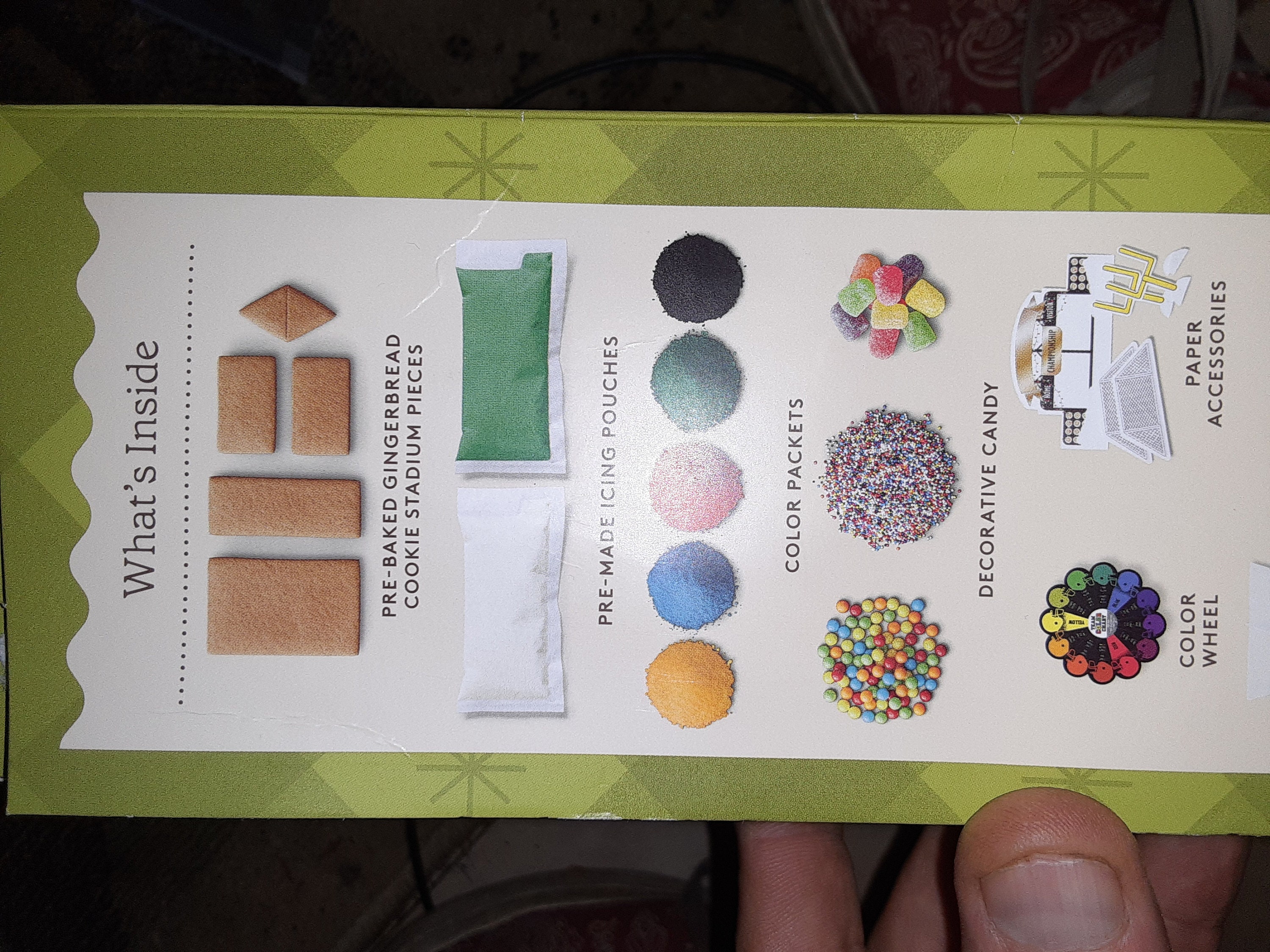 Super Fun Edible Football Soccer Stadium Gingerbread House. Birthday ...