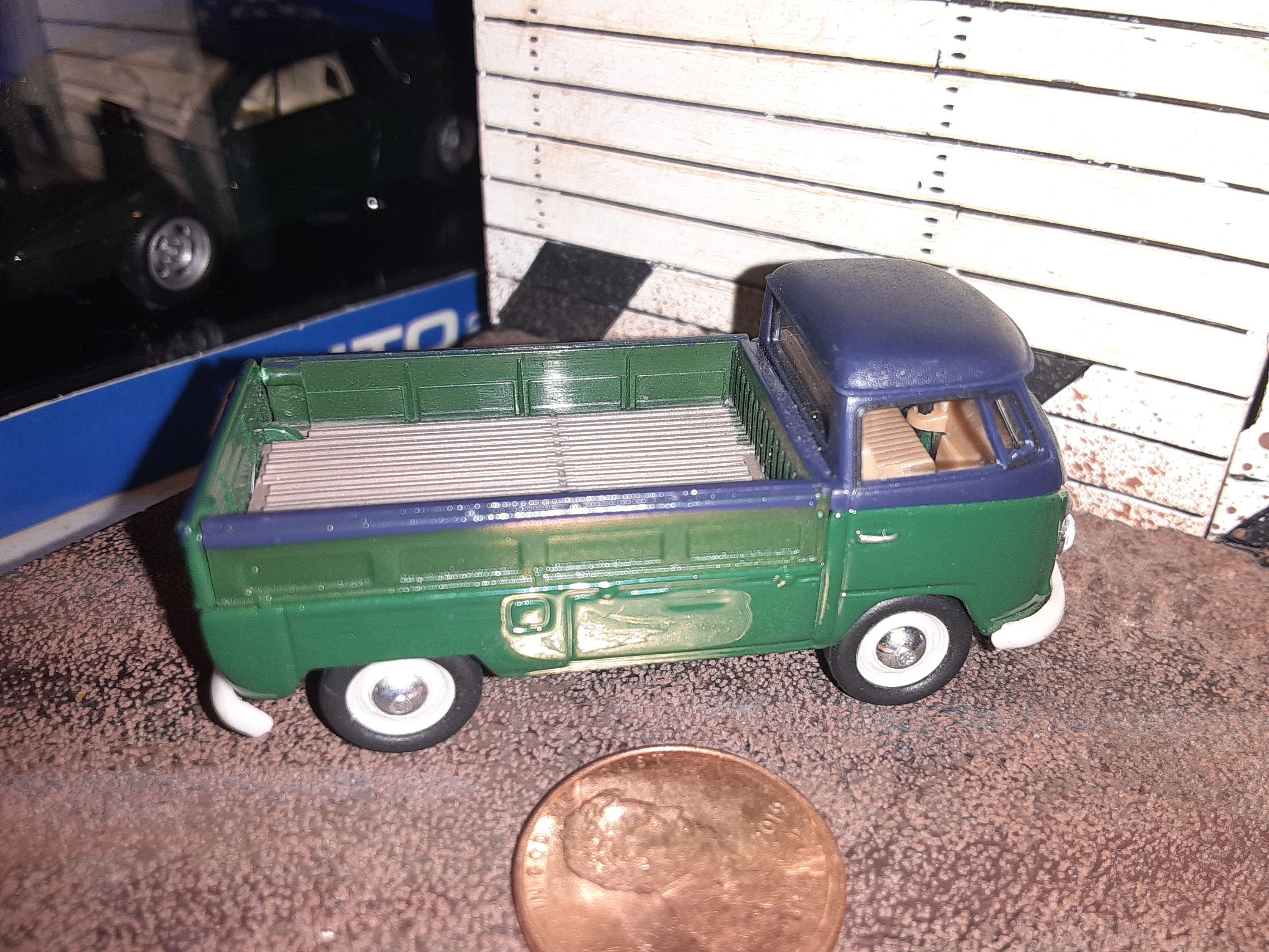 Vintage Volkswagen VW T1 Pickup Bus Van Microbus 1/72 Scale. Tiniest ...