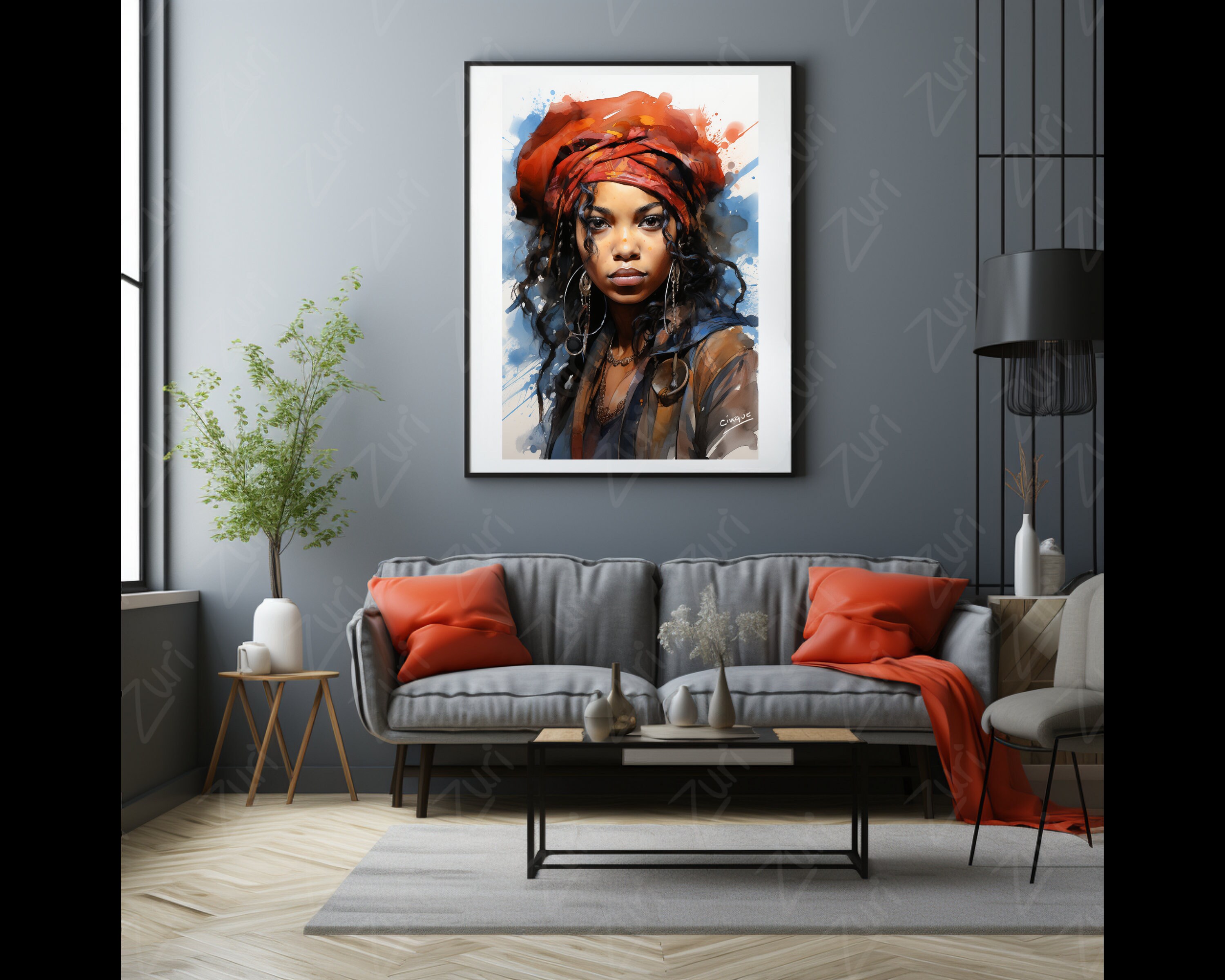 El Captain III Watercolour Drawing for Boho Living Room Décor Home Gift ...