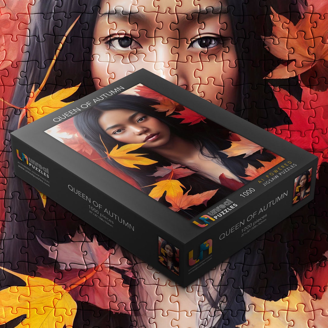 Unreal Puzzles queen of Autumn 1000 Pieces AI Powered Puzzle Free ...